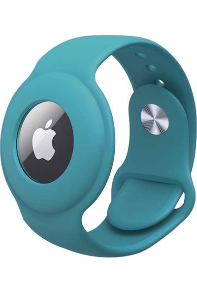 Fibaks Apple Airtag Uyumlu Kordon Kılıf Bileklik Tam Koruma Silikon Fibaks Apple Airtag Uyumlu Kordon Kılıf Bileklik Tam Koruma Silikon