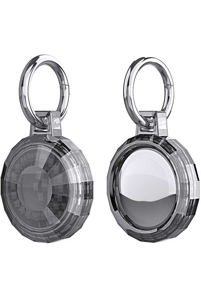 Fibaks Apple Airtag Uyumlu Kılıf Anahtarlık Transparan Saydam Renkli Şık Silikon Fibaks Apple Airtag Uyumlu Kılıf Anahtarlık Transparan Saydam Renkli Şık Silikon