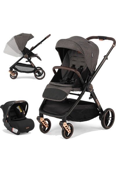 Kanz Xgo Plus Rose Gold Travel Sistem Bebek Arabası Kanz Xgo Plus Rose Gold Travel Sistem Bebek Arabası