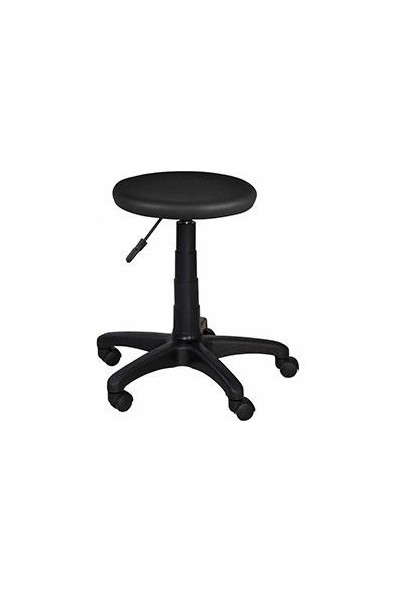 Macö Ofis Büro Tabure Dönebilir Döner Tekerli Iner Kalkar Tabure