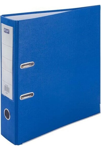 Kraf Geniş Plastik Klasör Mavi 30'lu