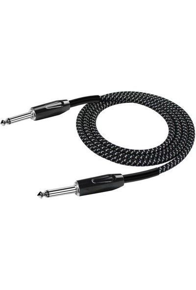 Kirlin IWCX-201BBK 1/4'' Mono Düz Uç 6 Metre Kablo