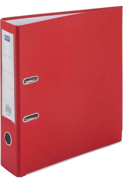Kraf Geniş Plastik Klasör Kırmızı