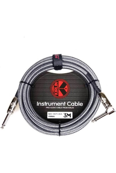 Kirlin 3mt. 1/4'' Mono (Pipo) Enstrüman Kablosu