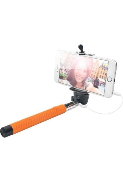 Easyso Selfie Çubuğu Turuncu Easyso Selfie Çubuğu Turuncu