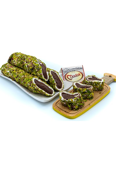 Dadak File Antep Fıstığı Kaplamalı Çikolata Dolgulu Lokum 250 gr Dadak File Antep Fıstığı Kaplamalı Çikolata Dolgulu Lokum 250 gr