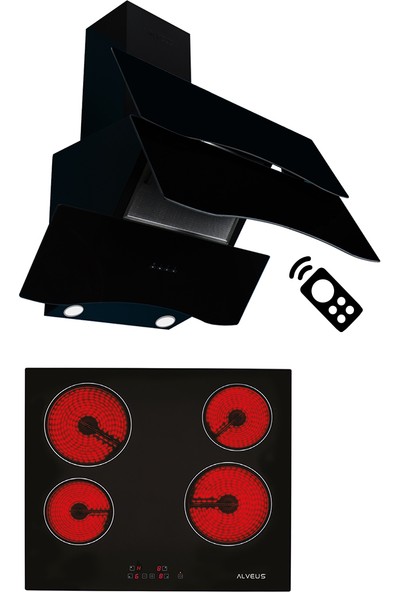 Alveus Touch Siyah 2'li Ankastre Set (Vitro 641 + Mod Spr) Alveus Touch Siyah 2'li Ankastre Set (Vitro 641 + Mod Spr)