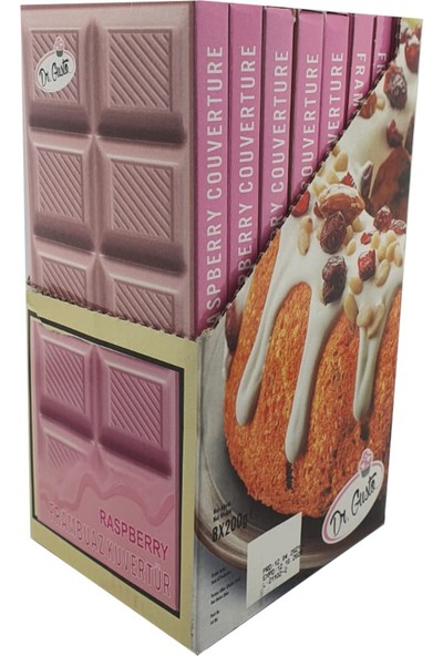 Dr Gusto Dr. Gusto Frambuaz Kuvertür Çikolata (200 G x 8) Dr Gusto Dr. Gusto Frambuaz Kuvertür Çikolata (200 G x 8)