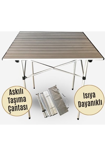 Nuun Aliminyum Katlanabilir Kamp Masası 70X70CM
