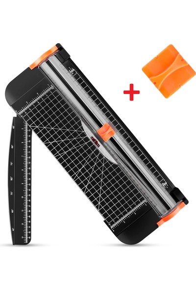 Trendfone Sürgülü Cetvelli Giyotin Kağıt Kesme Makinesi