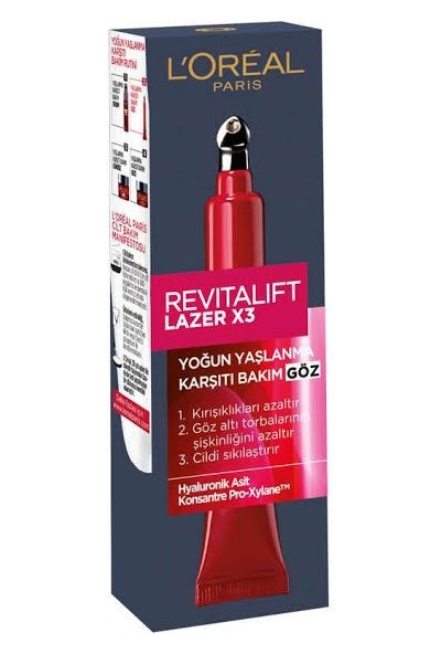 Loreal Paris L'oreal Paris Revitalift Lazer X3 Yoğun Yaşlanma Karşıtı Bakım Göz Loreal Paris L'oreal Paris Revitalift Lazer X3 Yoğun Yaşlanma Karşıtı Bakım Göz