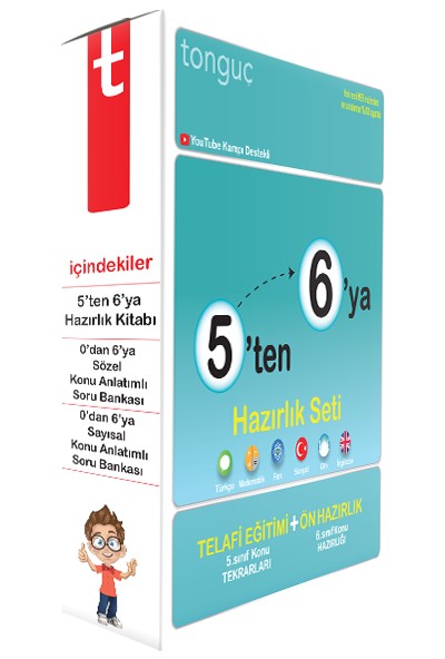 Tonguç Akademi 5'ten 6'ya Hazırlık Seti