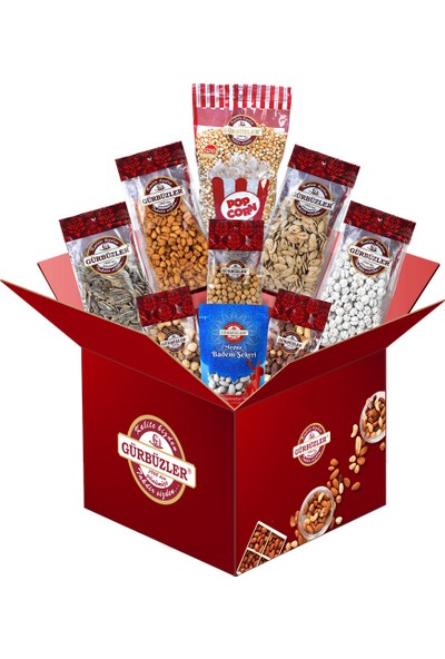 Gürbüzler Lezzet Taneleri Karışık Kuruyemiş Paketi 3,15 kg Gürbüzler Lezzet Taneleri Karışık Kuruyemiş Paketi 3,15 kg