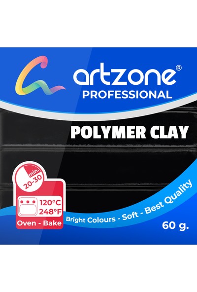 Artzone Soft Polimer Kil 60 Gram - Black Artzone Soft Polimer Kil 60 Gram - Black