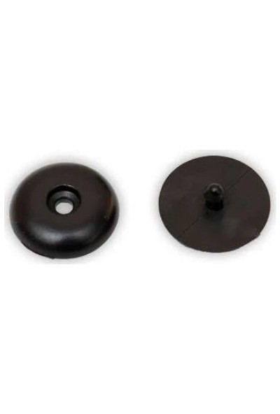 Emay Center 2 Adet - Siyah Emniyet Kemeri Klipsi Düğmesi Stop Düğme Toka