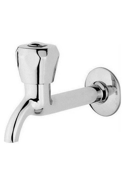 Yayke Topaç Krom Uzun Musluk Bahçe Lavabo Musluğu Pirinç Gövde Yayke Topaç Krom Uzun Musluk Bahçe Lavabo Musluğu Pirinç Gövde