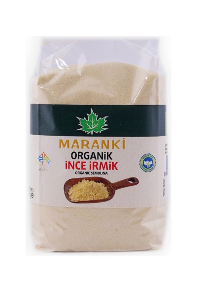 Maranki Organik İnce İrmik 500 gr Maranki Organik İnce İrmik 500 gr