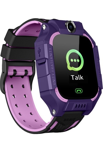 Kallow Z10 Sim Kart Özellikli Akıllı Çocuk Takip Saati - Mor