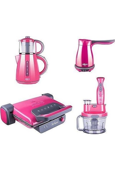 Stilevs Pinky Serisi 4 Lü Paket Pembe Stilevs Pinky Serisi 4 Lü Paket Pembe