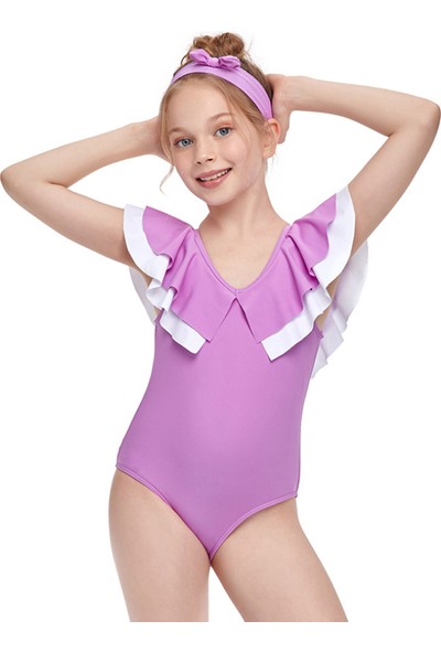 Generic 2 Adet Kız Kafa ve Mayo Seti 128 Mor Generic 2 Adet Kız Kafa ve Mayo Seti 128 Mor