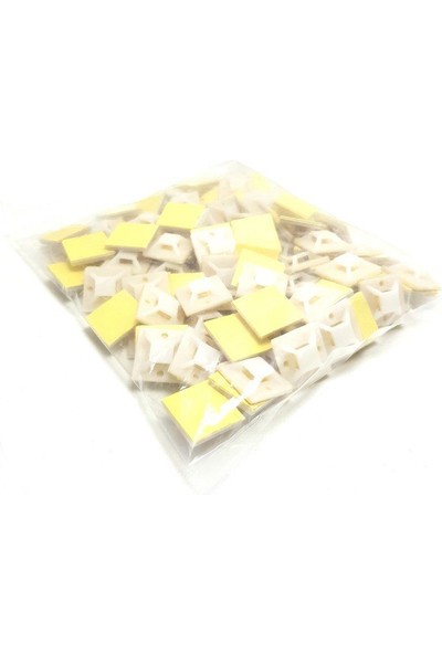 Elektromer Büyük Yapışkanlı Kroşe 28X28 mm (100 Adet) Elektromer