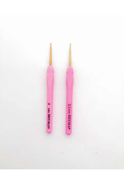 Shuma Yumuşak Saplı Aluminyum Yün Tığ 2 Numara + 2.2 Numara Shuma Yumuşak Saplı Aluminyum Yün Tığ 2 Numara + 2.2 Numara