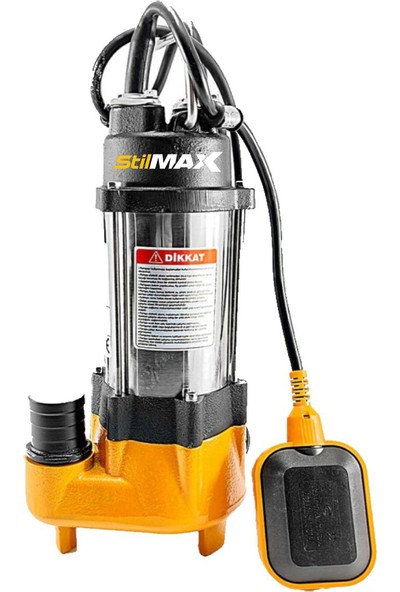 Stilmax Foseptik Dalgıç Pompa Kirli Su Dalgıç Pompa Seti Şamandıralı 350W V350F 1.5 Inç 0.50 Hp Stilmax Foseptik Dalgıç Pompa Kirli Su Dalgıç Pompa Seti Şamandıralı 350W V350F 1.5 Inç 0.50 Hp