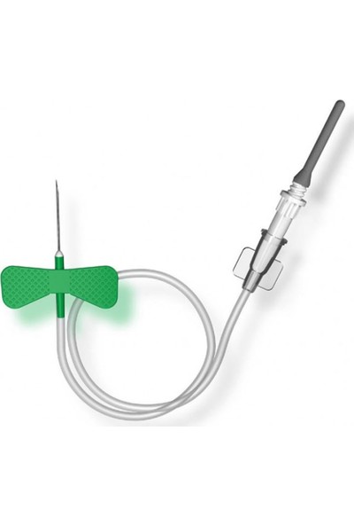 Ayset Kelebek Set 21G Vakumlu Kan Alma Iğnesi 100 Adet