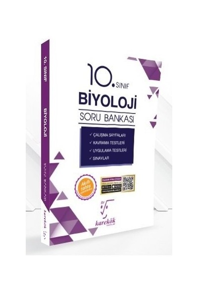 Karekök Yayınları 10. Sınıf Biyoloji Soru Bankası Karekök Yayınları 10. Sınıf Biyoloji Soru Bankası