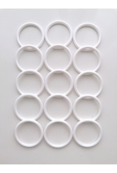 Sihirli Halka 1.kalite Lif Halkası - Plastik Halka 6 cm (100 Adet) Sihirli Halka 1.kalite Lif Halkası - Plastik Halka 6 cm (100 Adet)