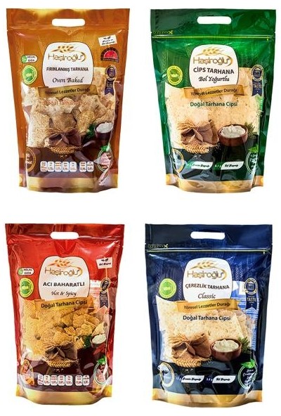 Haşiroğlu Karışık Tarhana Cips 450 gr 4'lü Haşiroğlu Karışık Tarhana Cips 450 gr 4'lü