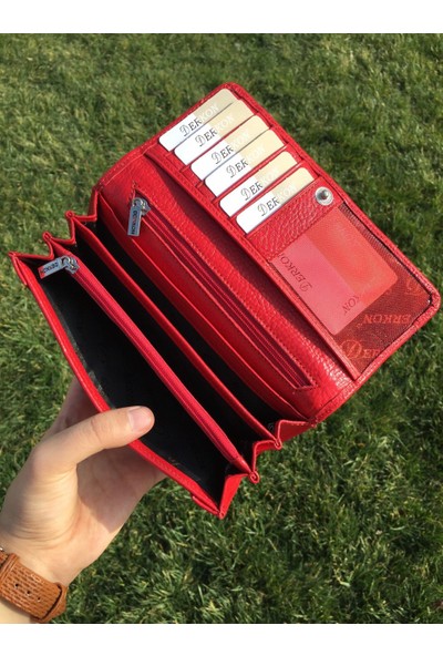 Derkon Deri Kullanışlı Deri Cüzdanı