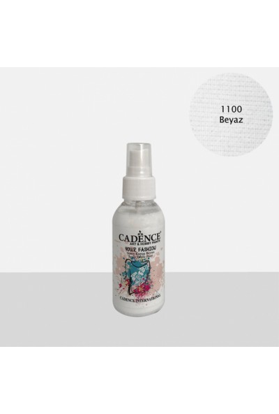 Cadence 1100 Beyaz Sprey Kumaş Boyası Cadence 1100 Beyaz Sprey Kumaş Boyası