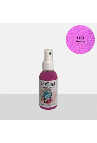 Cadence 1103 Pembe Sprey Kumaş Boyası Cadence 1103 Pembe Sprey Kumaş Boyası