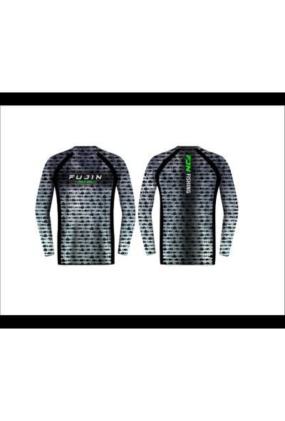 Fujin Performance T-Shirt Aqua Blue Fish Fujin Performance T-Shirt Aqua Blue Fish