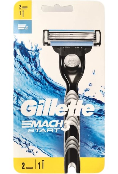 Gillette Mach-3 Razor Makine 2up (Yeni) Gillette Mach-3 Razor Makine 2up (Yeni)