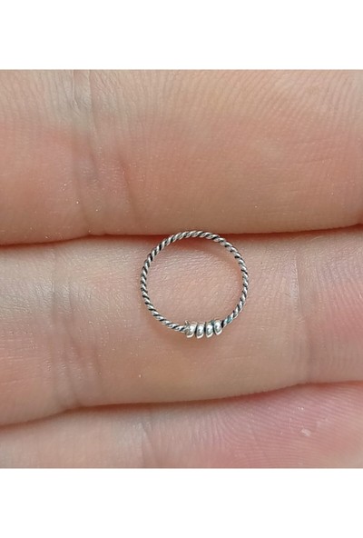 Takıconcept 925 Ayar Saf Gümüş Kilitli Halka Hızma Takıconcept 925 Ayar Saf Gümüş Kilitli Halka Hızma