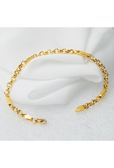 Bilezikci Doç Zincir 22 Ayar Altın Bileklik