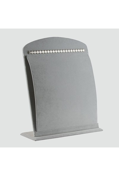 Aydın Dekor Yeni Süet Tırnaklı Gri Kolye&zincir&tesbih Standı (Aydındecor) Aydın Dekor Yeni Süet Tırnaklı Gri Kolye&zincir&tesbih Standı (Aydındecor)