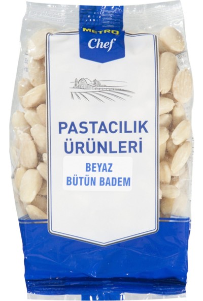 Metro Chef Beyazlatılmış Badem 250 gr Metro Chef Beyazlatılmış Badem 250 gr