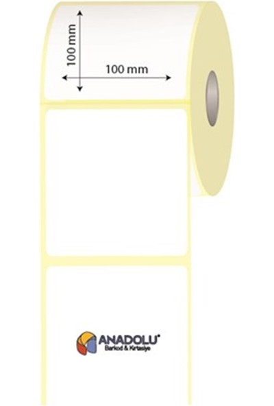 Anadolu Barkod 100MM x 100MM Termal Etiket