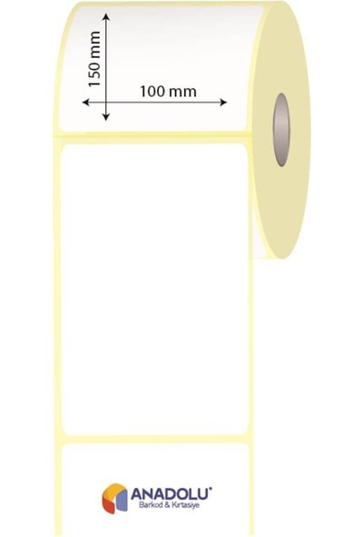 Anadolu Barkod 100MM x 150MM Termal Etiket 250 Adet Anadolu Barkod 100MM x 150MM Termal Etiket 250 Adet