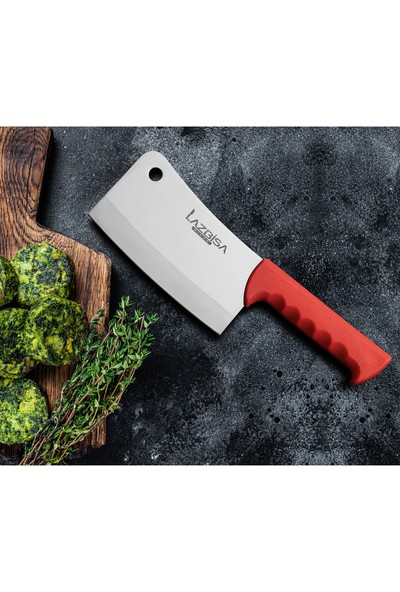 Lazbisa Mutfak Bıçak Seti Tavuk Kuzu Kemik Satır Zırh