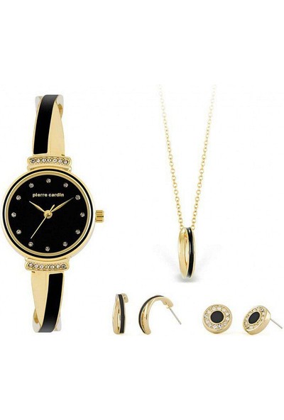 Pierre Cardin PCX6855L297 Saat & Kolye & Küpe Seti