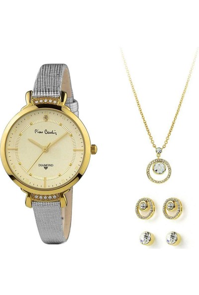 Pierre Cardin PCDX7927L6 Saat & Kolye & Küpe Seti