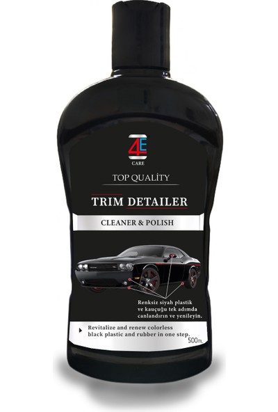 4E CARE Trim Plastik Onarıcı & Parlatıcı