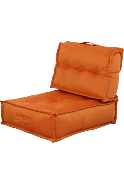 Homedius Poffi Sırtlı Yer ve Palet Minderi Turuncu