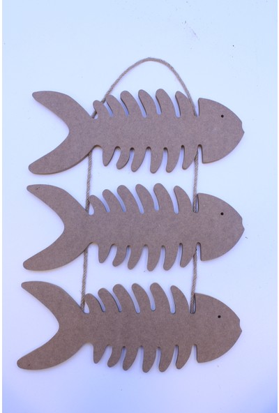 Pasha Ham Ahşap Balık Pano 3'lü Pasha Ham Ahşap Balık Pano 3'lü