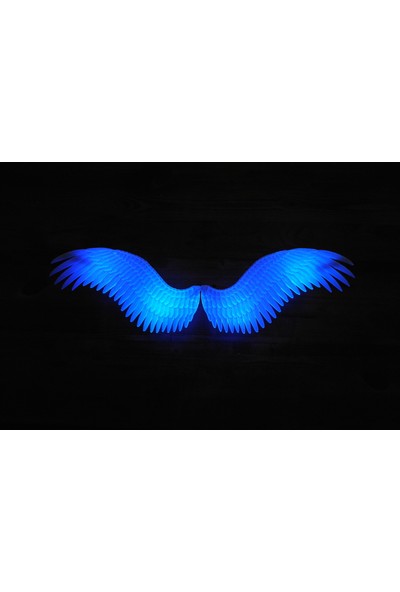 Marlenka Mavi Işıklı Melek Kanadı