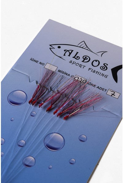 Aldos Çapari Istavrit Çaparisi, 8 No İğne kırmızı